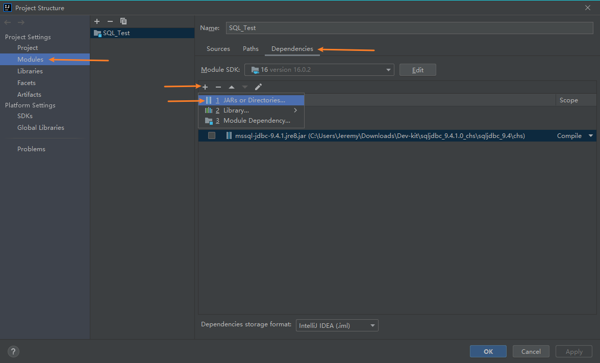 Java IDEA配置JDBC连接SQL Server数据库和代码提示 - Hibiki-SHU - 博客园