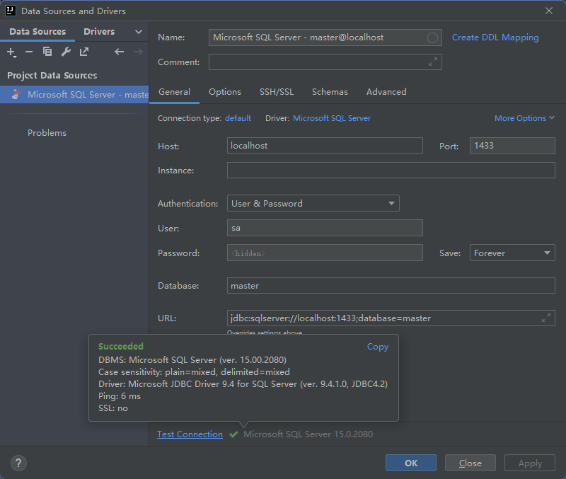 Java IDEA配置JDBC连接SQL Server数据库和代码提示 - Hibiki-SHU - 博客园