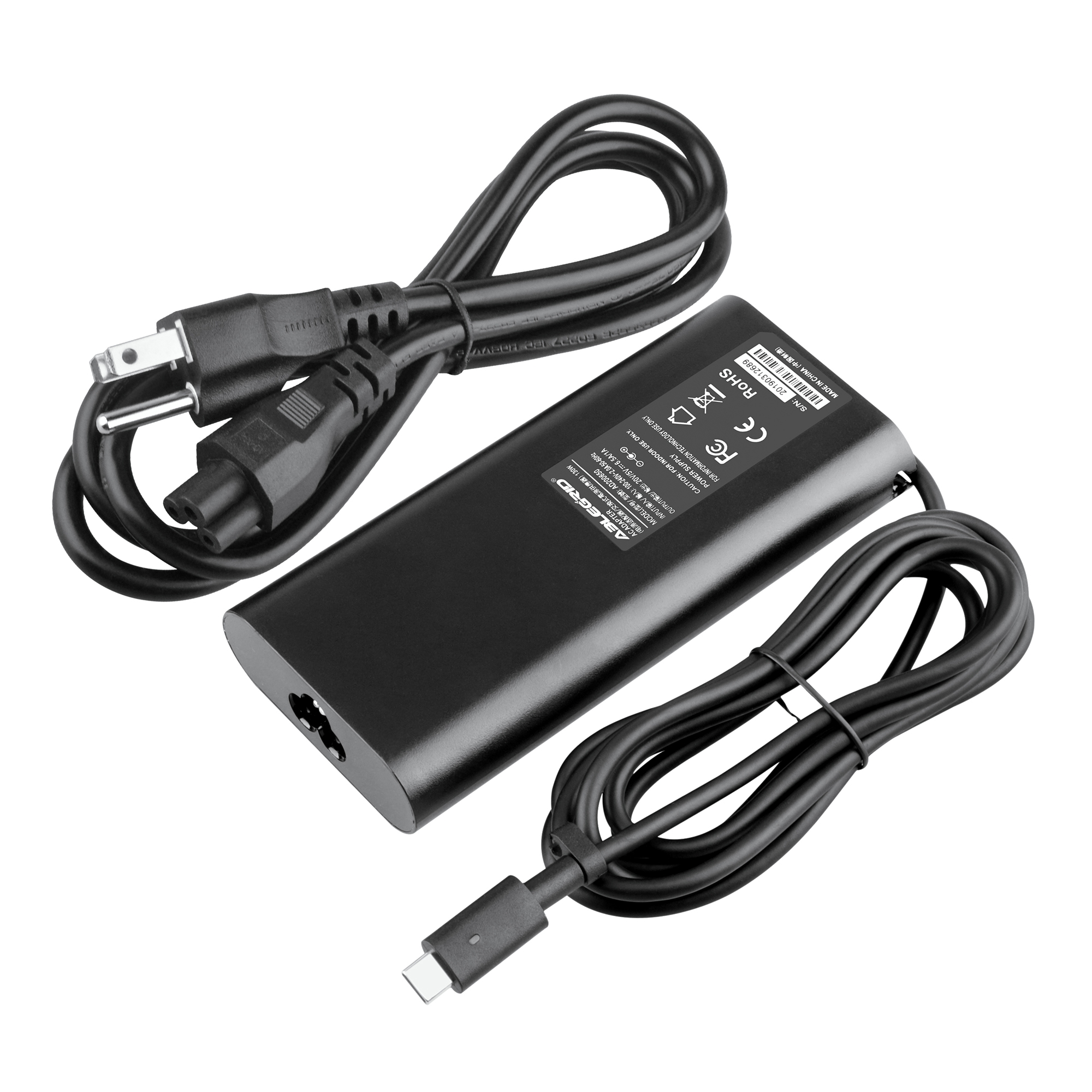 130W USB C Adapter Charger For Dell XPS 15 7590 9530 9550 9500 2-in-1 ...