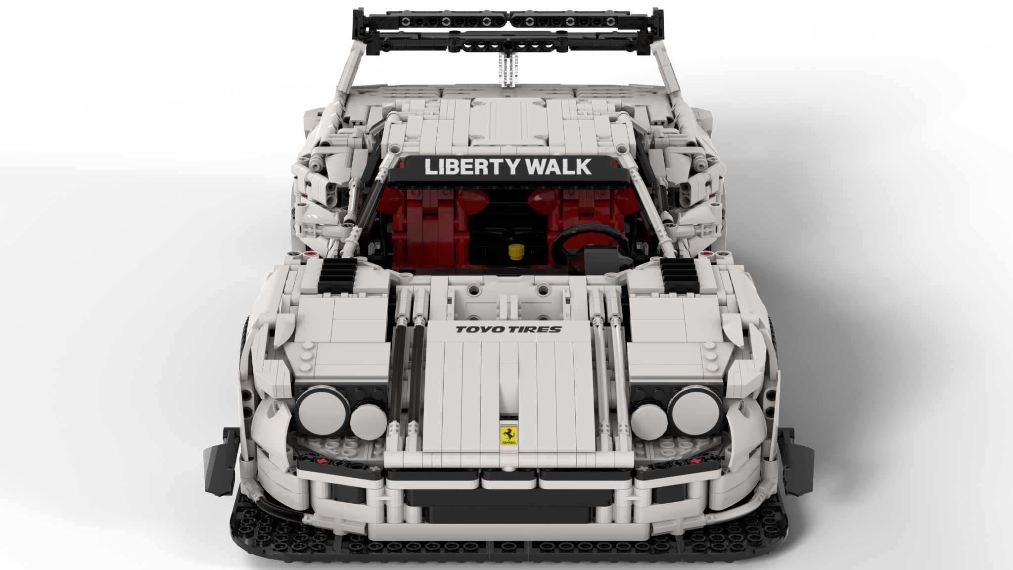 LEGO MOC Ferrari F40 Liberty Walk by darrenshen | Rebrickable - Build ...