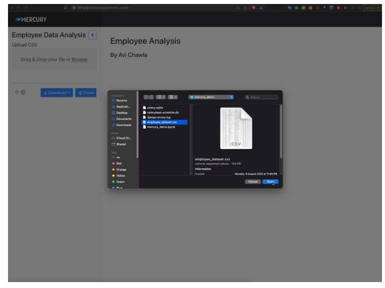 使用 Mercury 直接从 Jupyter 构建 Web 程序-阿里云开发者社区