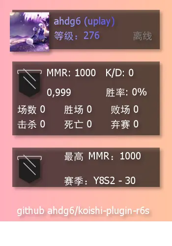 GitHub - Kokoro-js/koishi-plugin-r6s