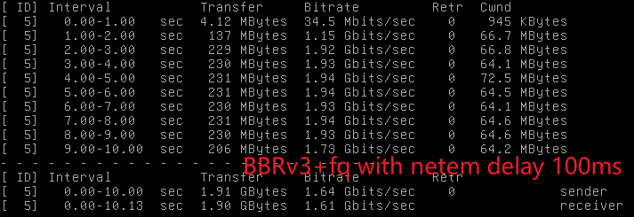 【不知道是不是全网首发】BBRv3可用测试内核+简单测试