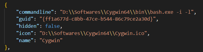 Cygwin集成到Windows Terminal方法_cygwin terminal-CSDN博客