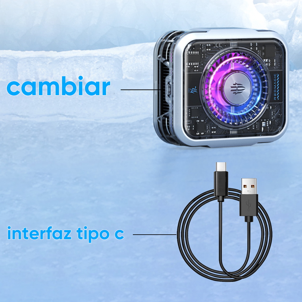 Enfriador y clip trasero Nubia REDMAGIC VC COOLER 5 Pro NUBIA ...