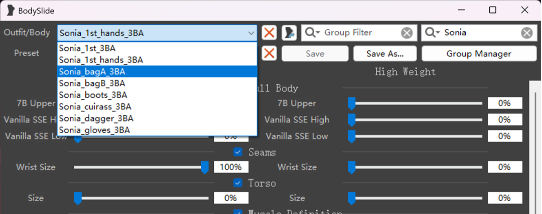 HDT-SMP Sonia's armor SSE Patch 3BA Slider at Skyrim Special Edition Nexus - Mods and Community